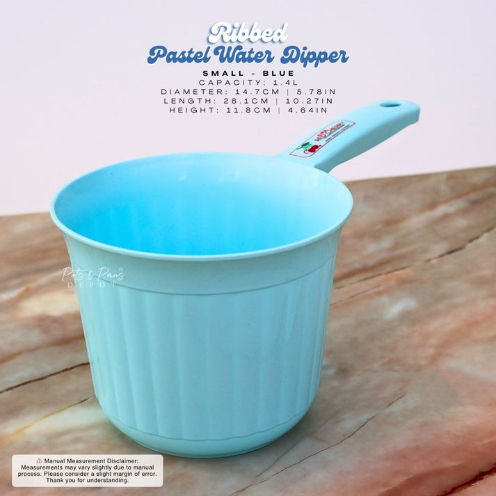 Ribbed Pastel Water Dipper – PotsandPansDepotPH